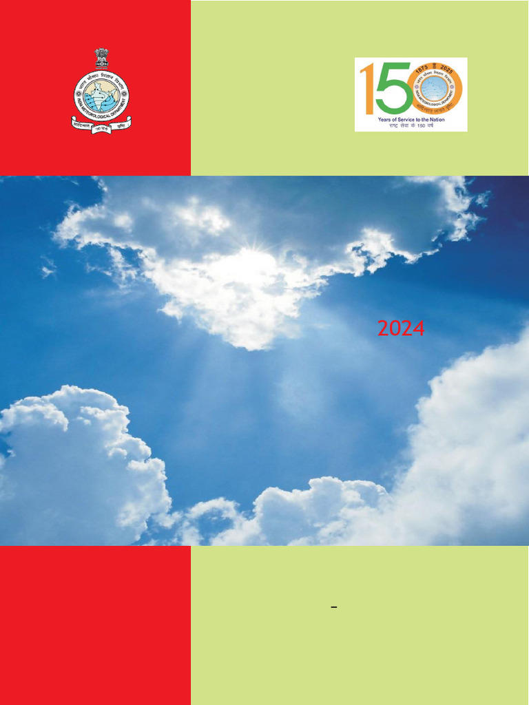 Monsoon Report 2024 | PDF | Climate | Earth Sciences