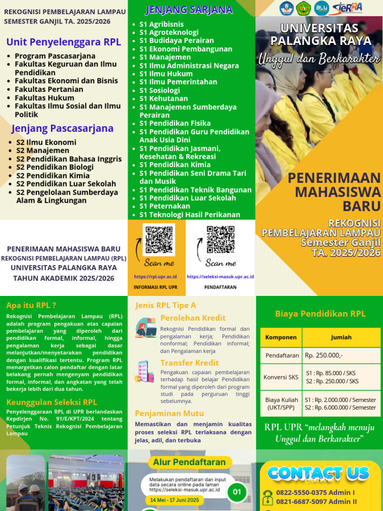 Pendaftaran RPL UPR 2025/2026 | PDF