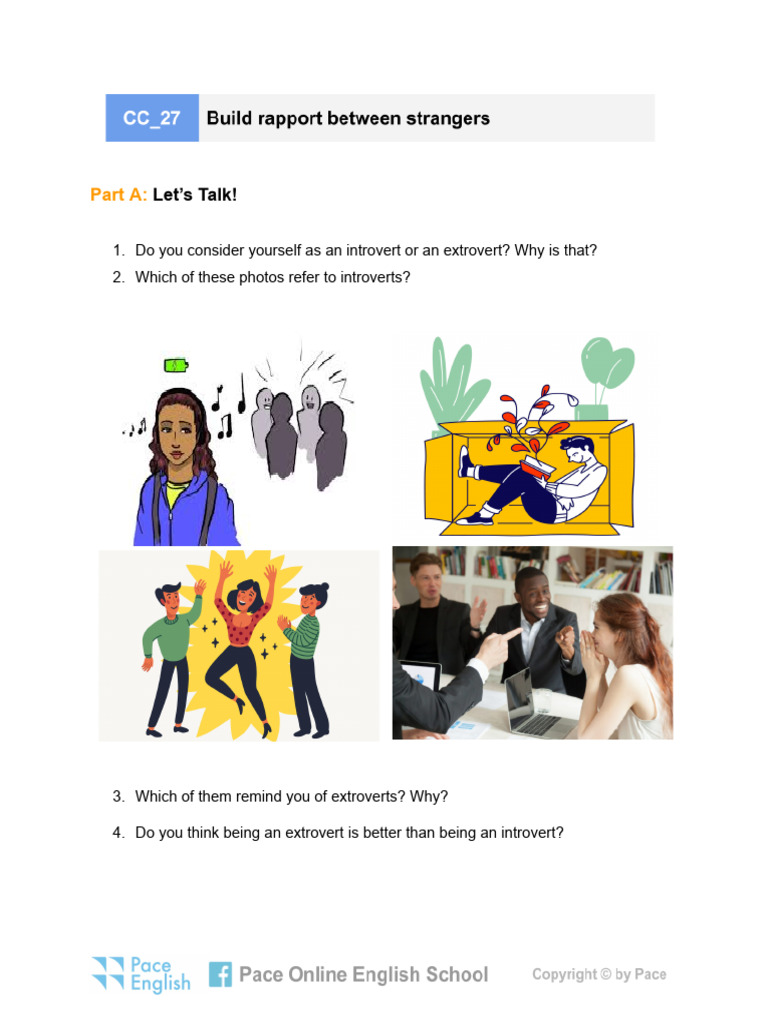 Introverts vs. Extroverts Discussion Guide | PDF
