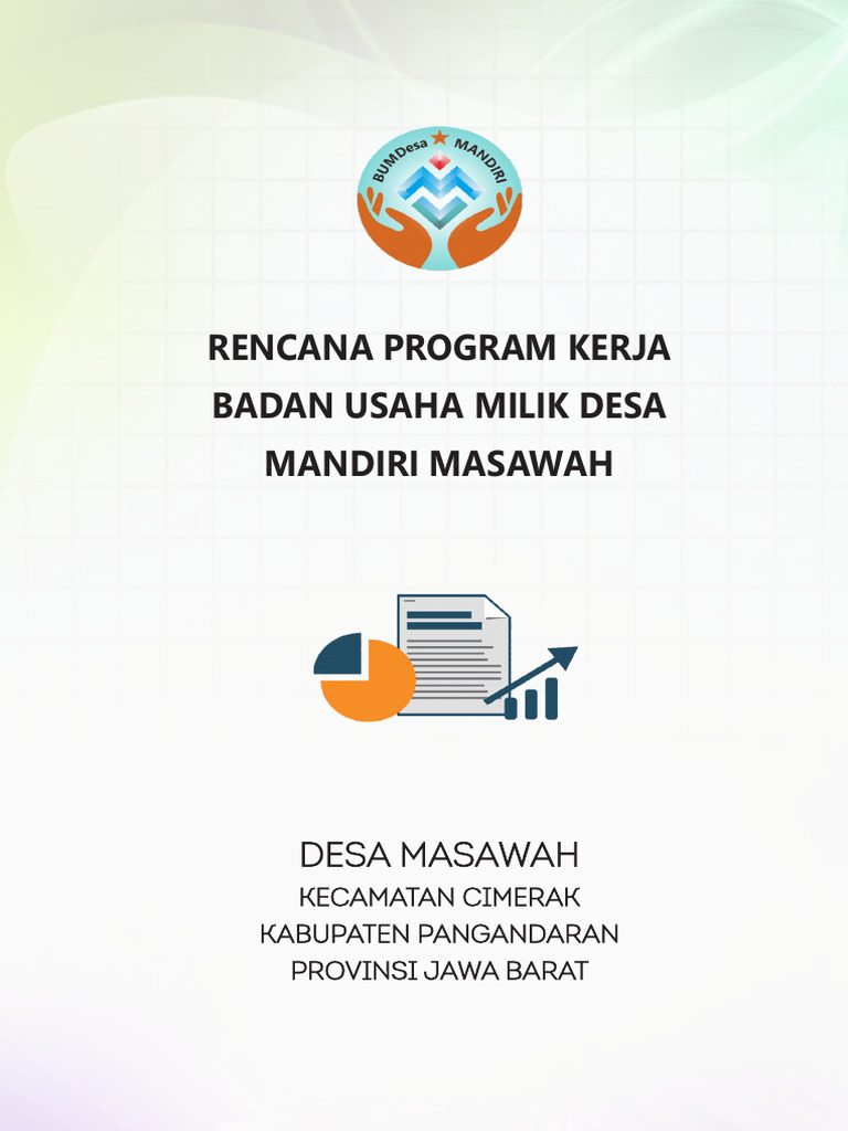 Contoh Rencana Program Kerja Bum Desa Mandiri Masawah | PDF