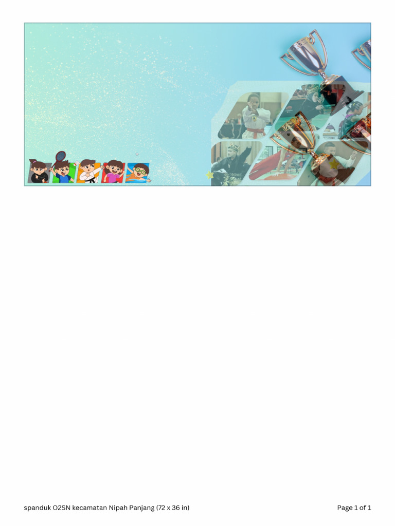 Spanduk O2SN Kecamatan Nipah Panjang (72 X 36 In) | PDF