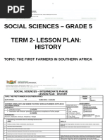 Term 4-Grade 6 History SS Lesson Plans | PDF | Tuberculosis | Faith Healing