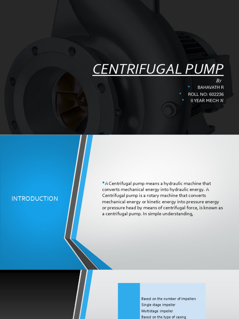 bahavath centrifugal pump | PDF | Pump | Gas Technologies