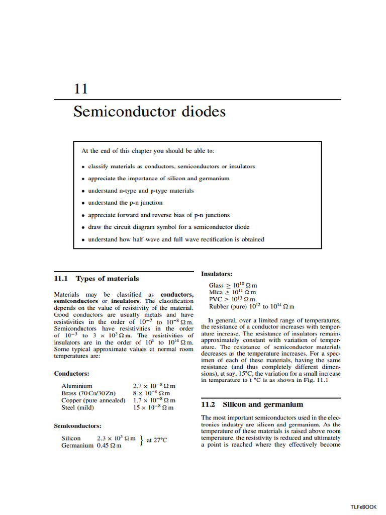 Semiconductor Diode | PDF