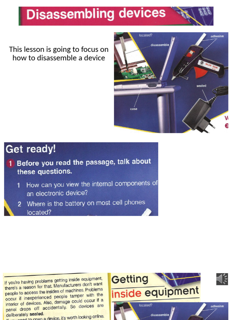 Disassembling Devices | PDF