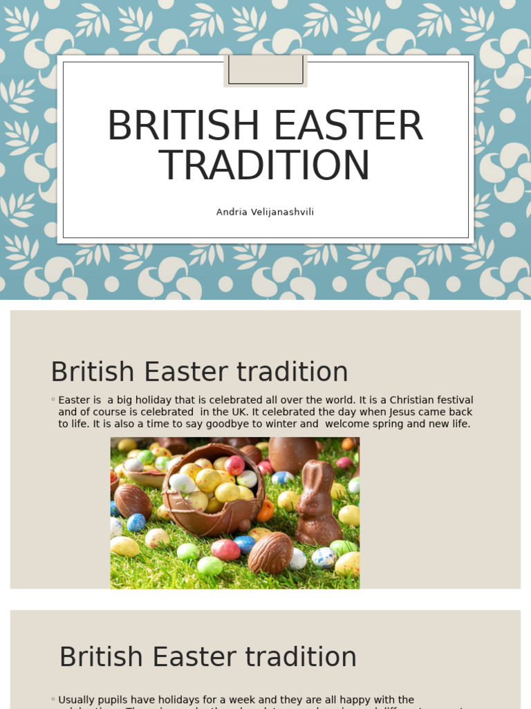 British Easter Tradition | PDF