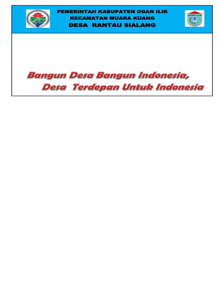 Banner PAPAN PROYEK RANTAU SIALANG 2025 | PDF