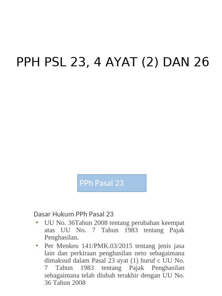 3.-PPh-Pasal-23-4-2-dan-26 (1) | PDF