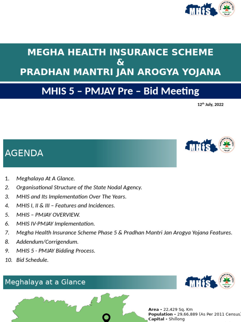 1 MHIS 5 Pre Bid Meeting 12072022 Final | PDF | Health Policy | Health ...