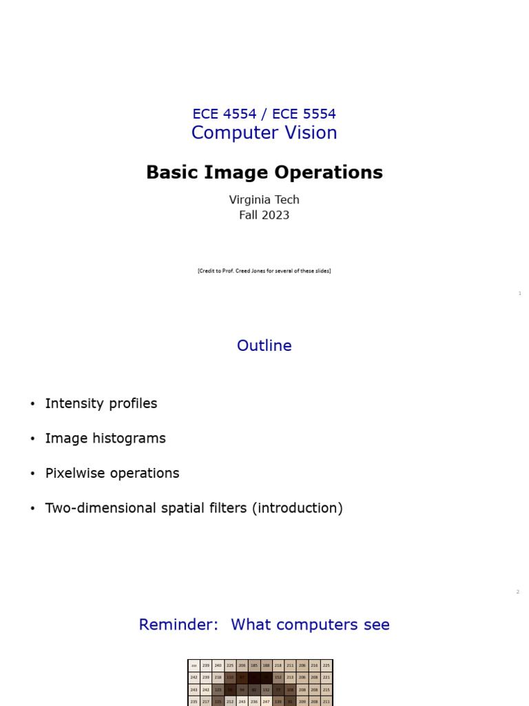 03_Image-operations_updated | PDF | Image Processing | Computer Graphics