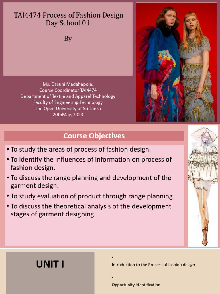 Fashion Design Process Overview | PDF | Fashion Design | Fashion