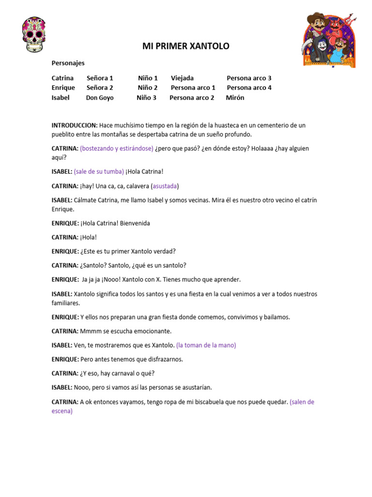 Mi Primer Xantolo | PDF