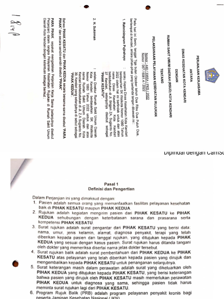 PKS Dinkes Kota Kendari | PDF