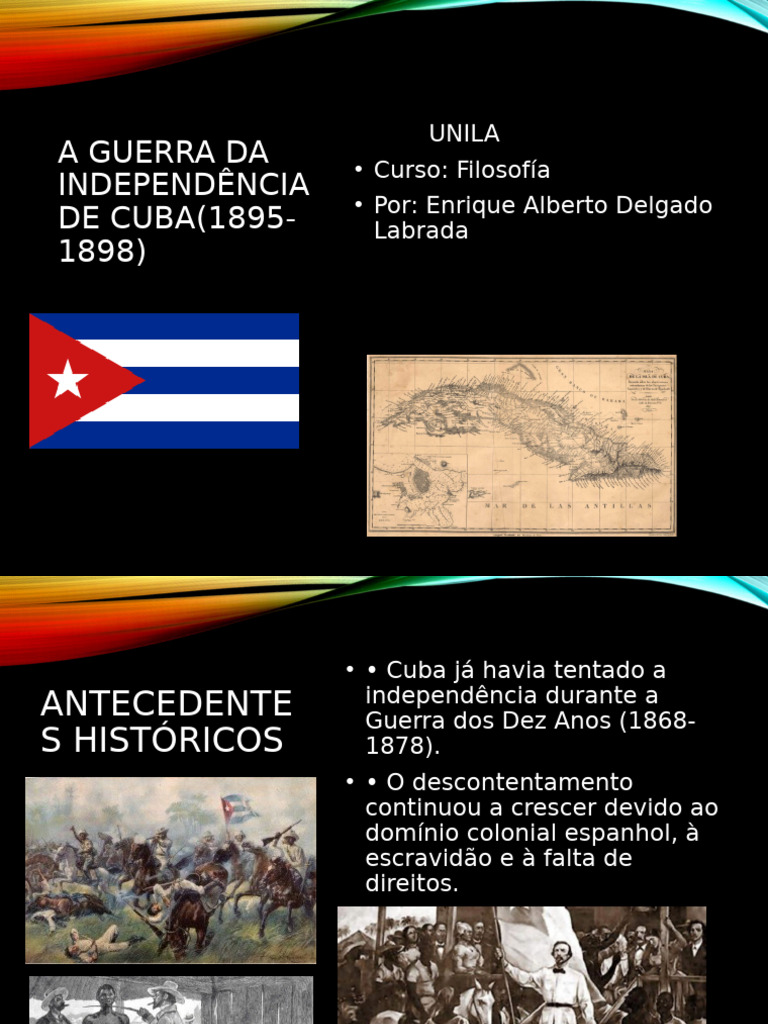 Guerra Independencia Cuba 1895 Presentacion | PDF