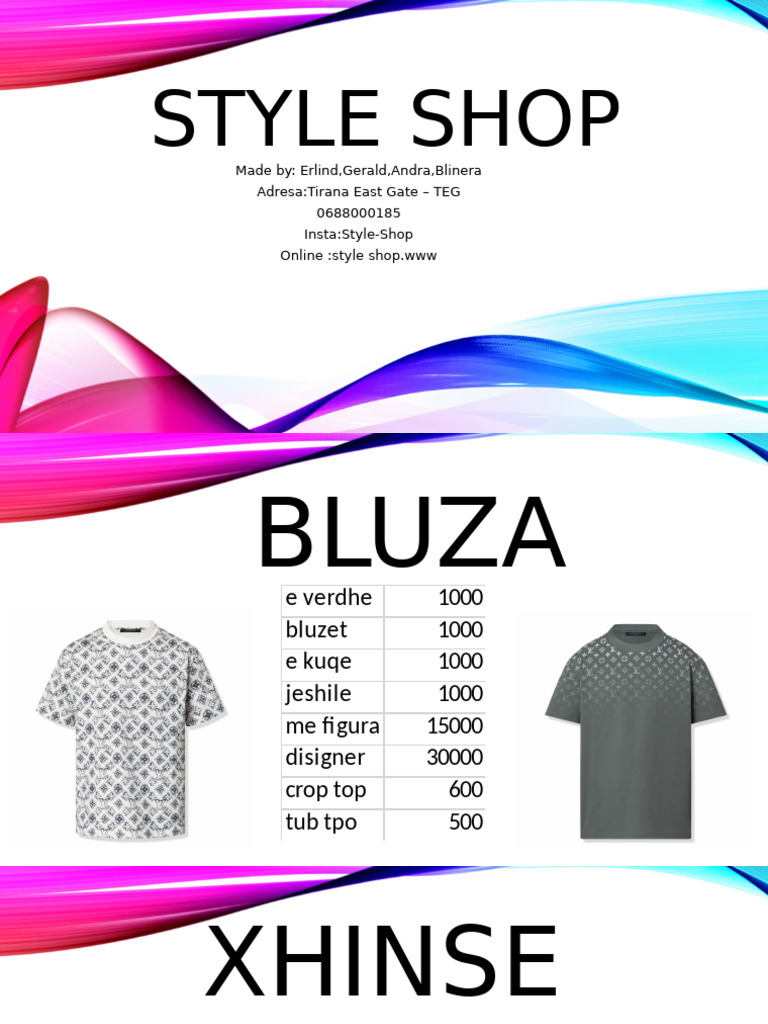 Style Shop | PDF