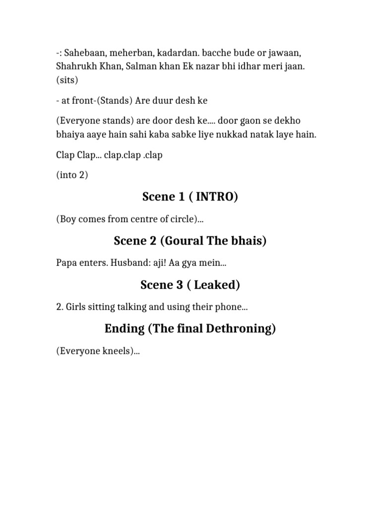 Cyber Crime Natak Script | PDF