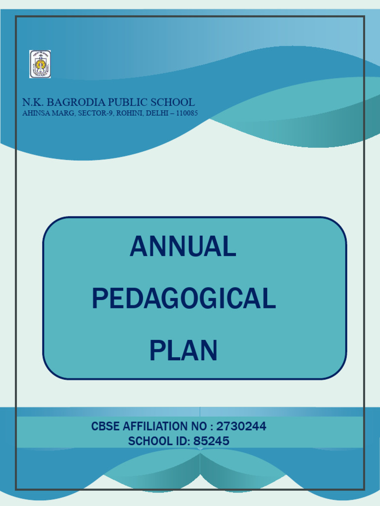 NKBPS - ANNUAL PEDAGOGICAL PLAN - F | PDF | Lesson Plan | Teachers