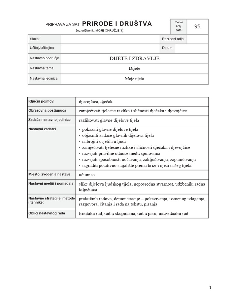 MO3-35 - Moje Tijelo | PDF