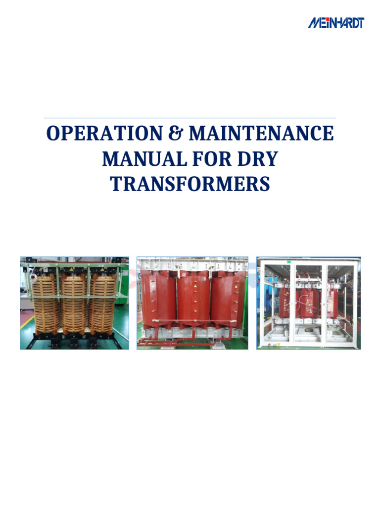 Dry Type transformer-manualRYHY | PDF | Transformer | Manufactured Goods