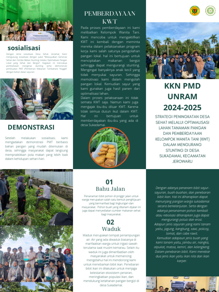 Sukadamai Leaflate Kegiatan | PDF