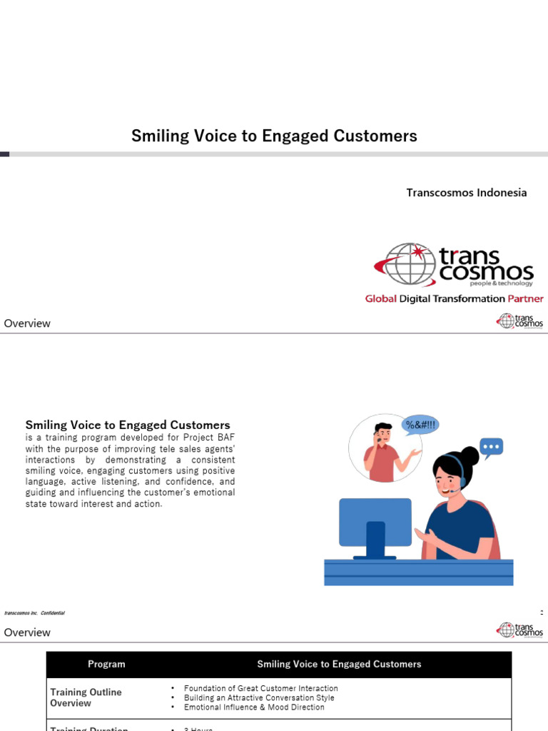 DECK of Smiling Voice To Engaged Customers | PDF | Empathy | Psychology