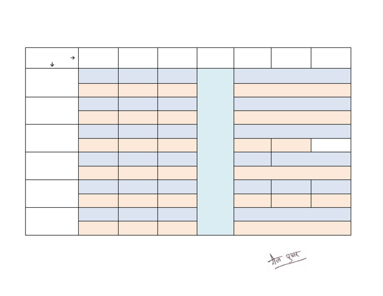 Polytechnic College Time Table 2024-25 | PDF
