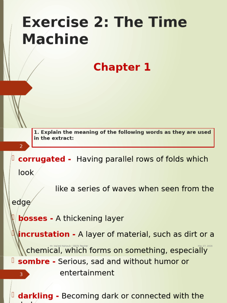 Chapter 1 - Exercise 2 | PDF