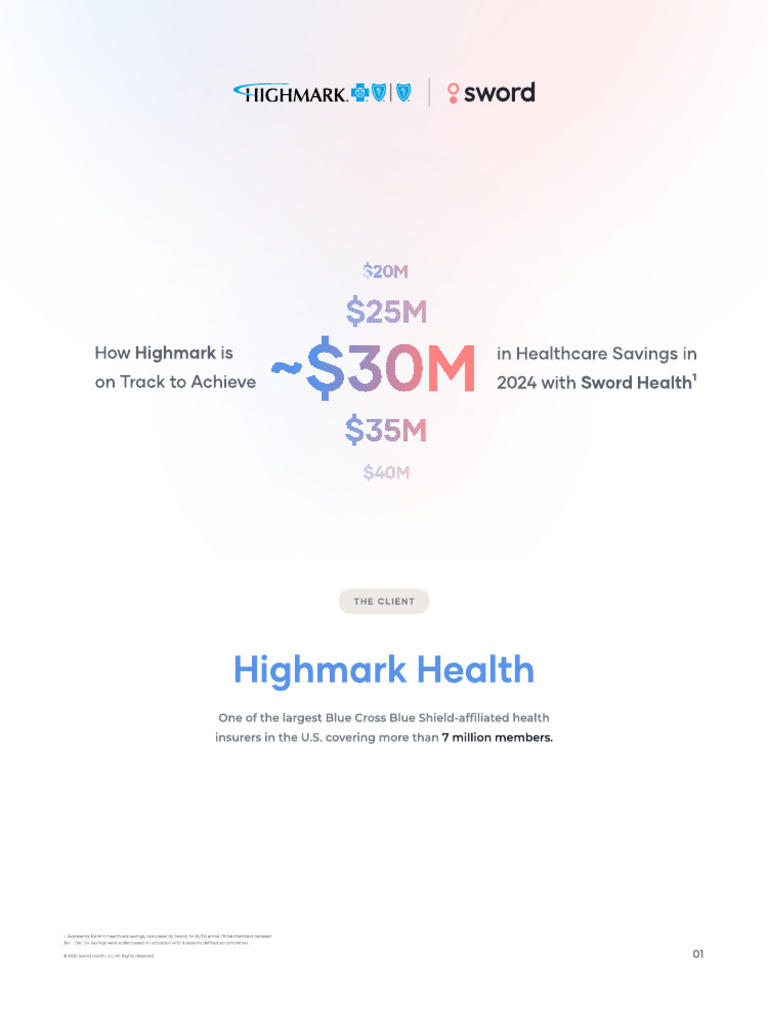 Highmark Health Case Study | PDF | Health Care | Physical Therapy