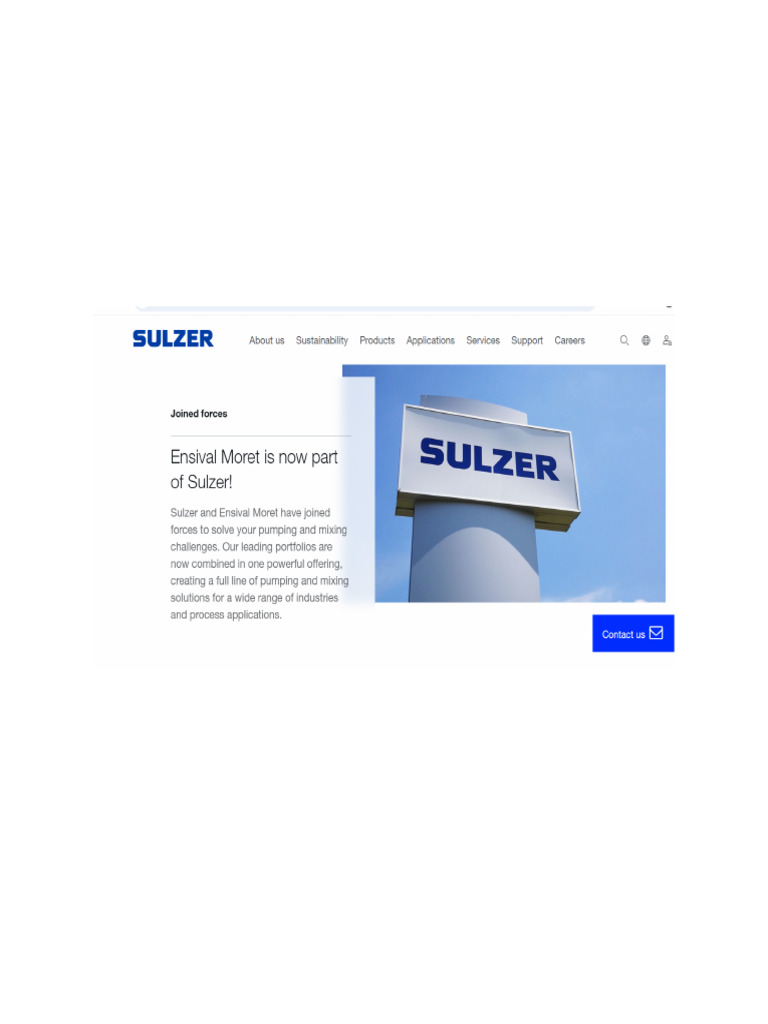 Ensival Sulzer | PDF
