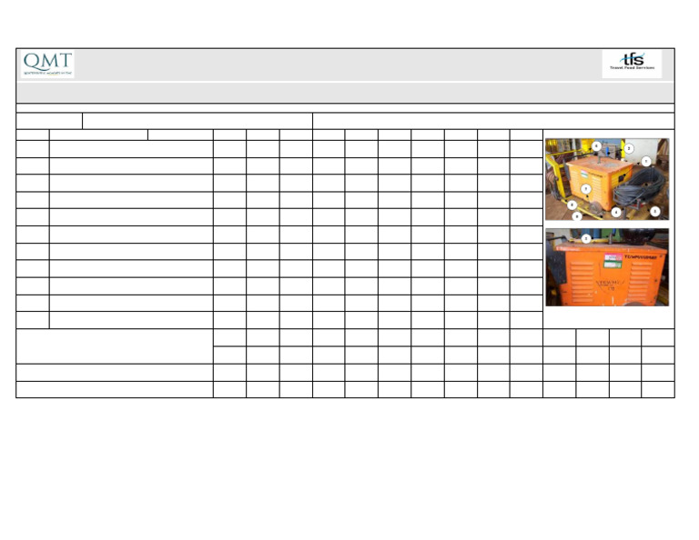 Welding Machine Checklist | PDF