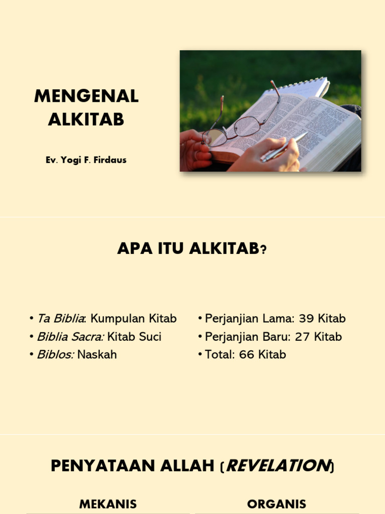 Pengantar Singkat Alkitab | PDF