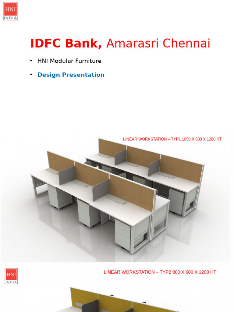IDFC Bank - Design Presentation (Amarasri Chennai) R01 | PDF