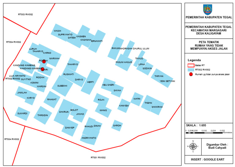 Peta Rumah Yang tidak mempunyai akses jalan | PDF