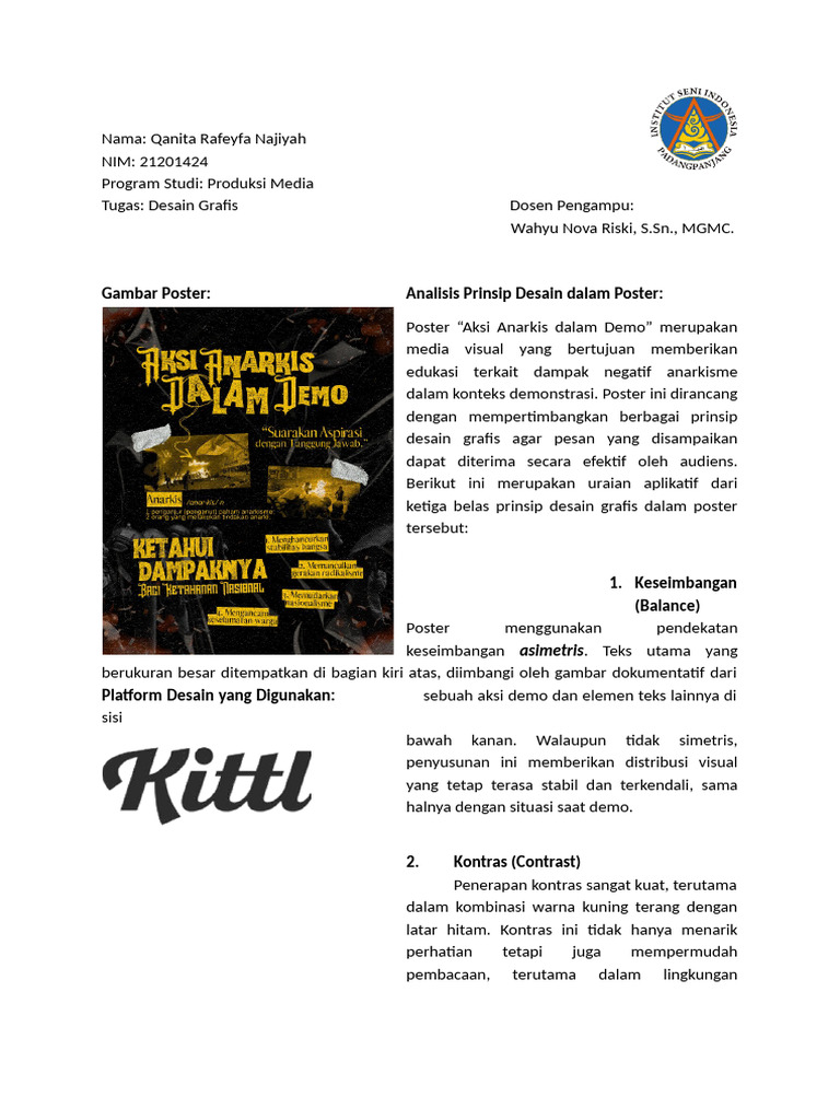 Qanita Rafeyfa Najiyah - Tugas Desain Grafis - 13 Prinsip Desain Dalam ...