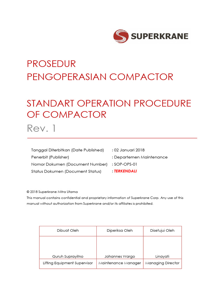 Sop Compactor | PDF