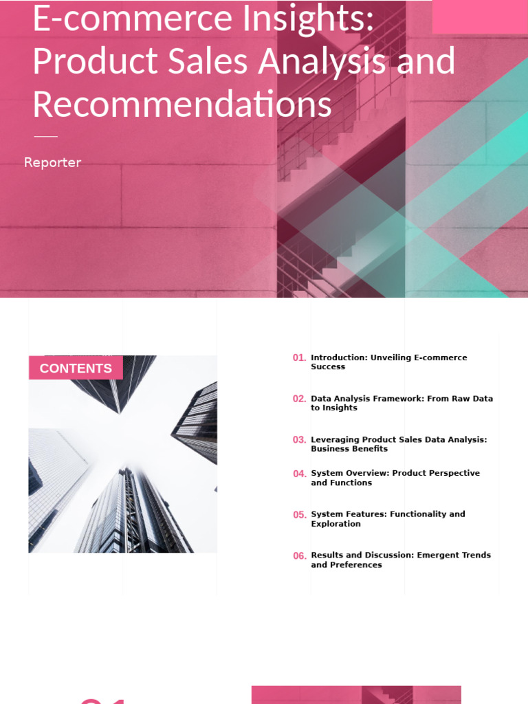 AIPPTMaker - E-Commerce Insights - Product Sales Analysis and Recommendations | PDF | Data ...