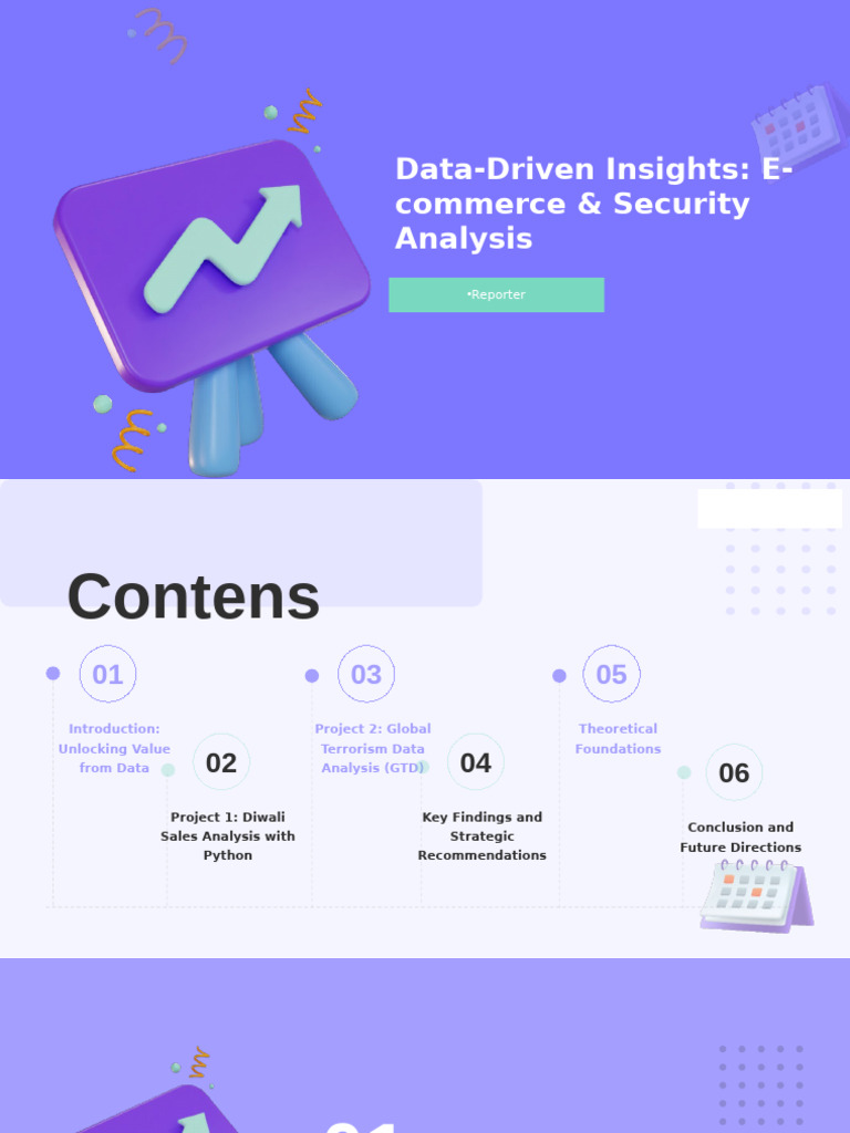 AIPPTMaker - Data-Driven Insights - E-Commerce & Security Analysis | PDF | Analytics | Machine ...