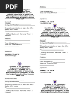 Pass Slip Template | PDF