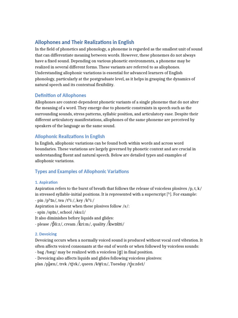 Comprehensive_Allophones_and_Their_Realizations_in_English | PDF ...