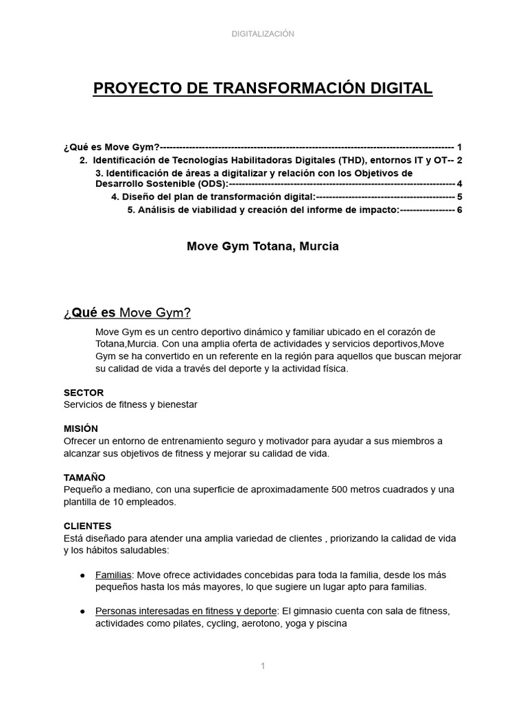Mini Proyecto de Digitalización | PDF | Aplicación movil | Software