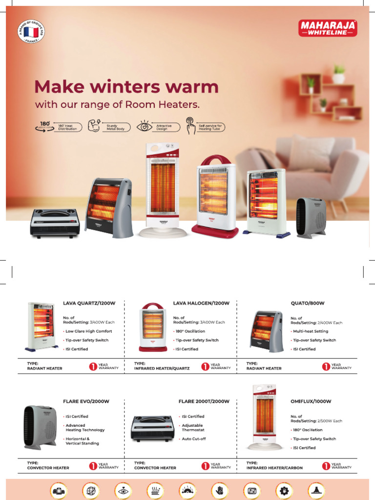 MW Room Heater Brochure | PDF