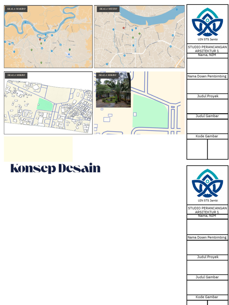 Tugas Studio Perancangan Arsitektur 1 | PDF
