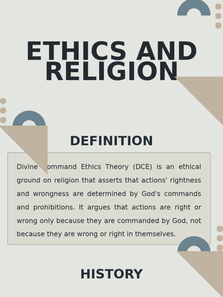 Ethics and Religion | PDF