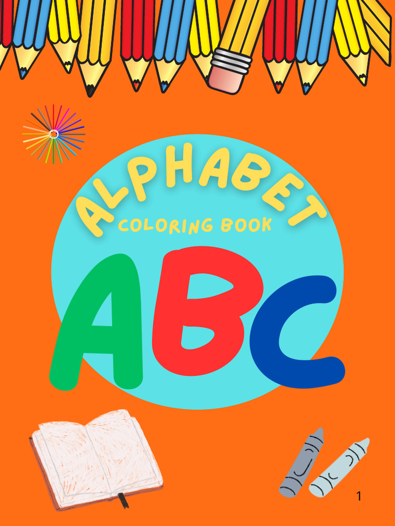 White Minimalist Alphabet Coloring Book Worksheet - 20250525 - 015320 ...