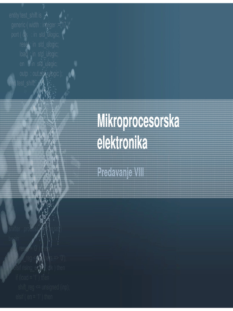 Predavanje 8 Sistem Prekida | PDF