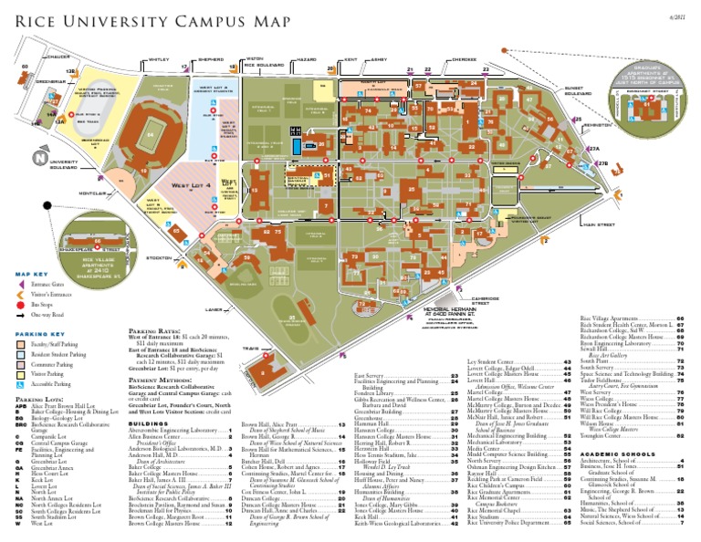 Campus Map Color 6-11 | PDF | Students | Universities And Colleges
