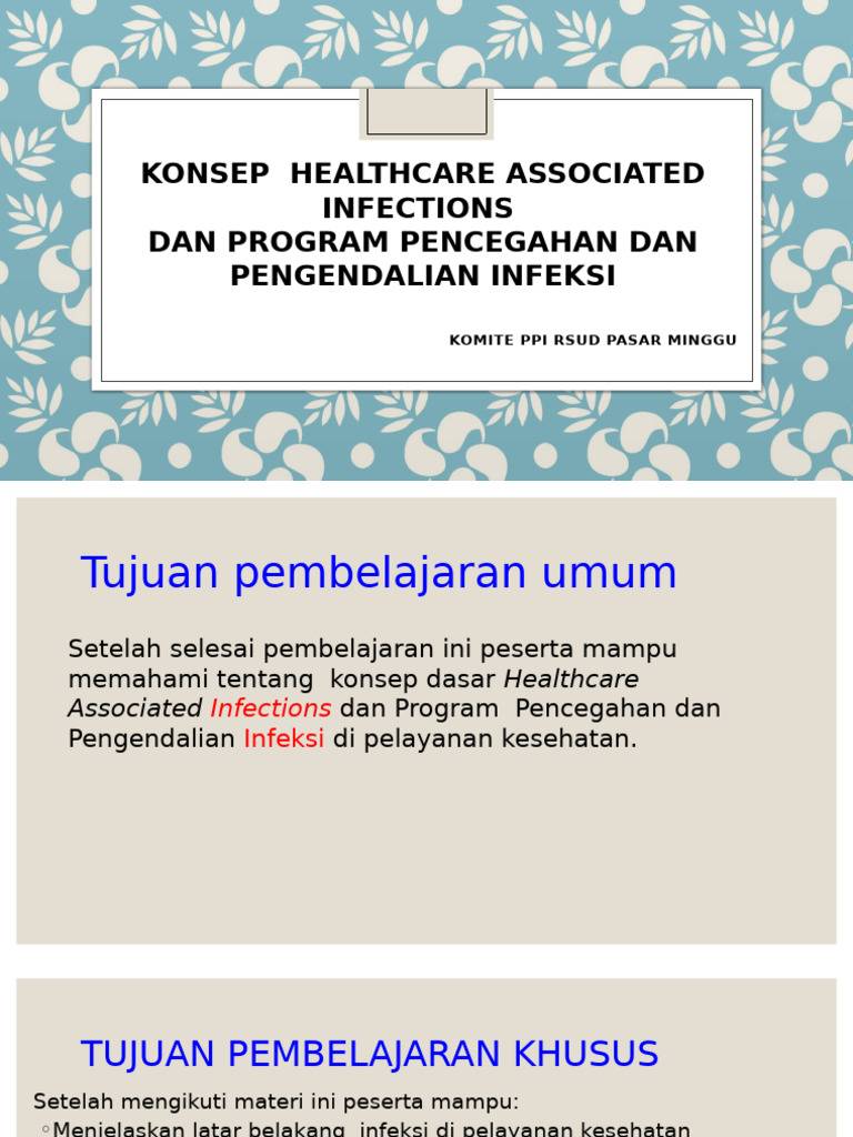 Mega KONSEP DASAR HAIS DAN PROGRAM PPI(2) | PDF