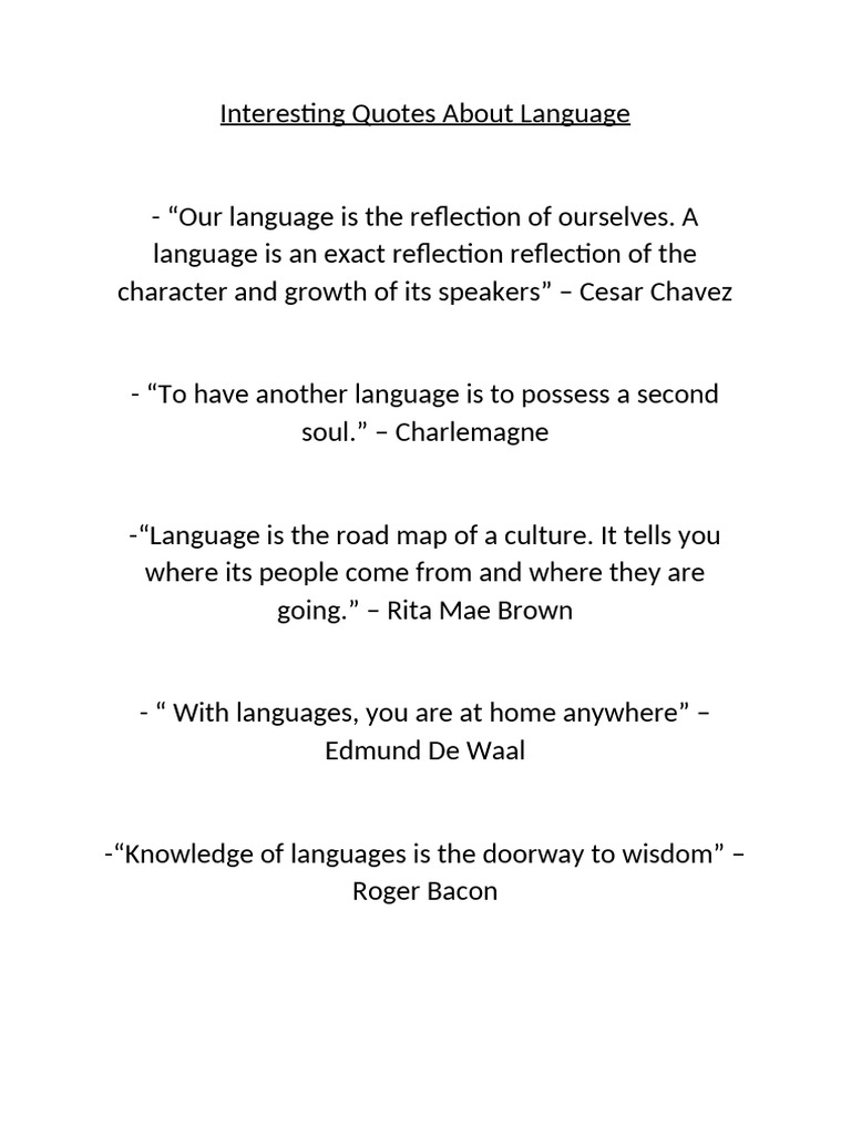 Popular Quotes (Language) | PDF