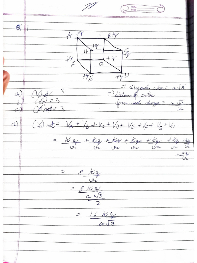 Physics Homework Solutions | PDF