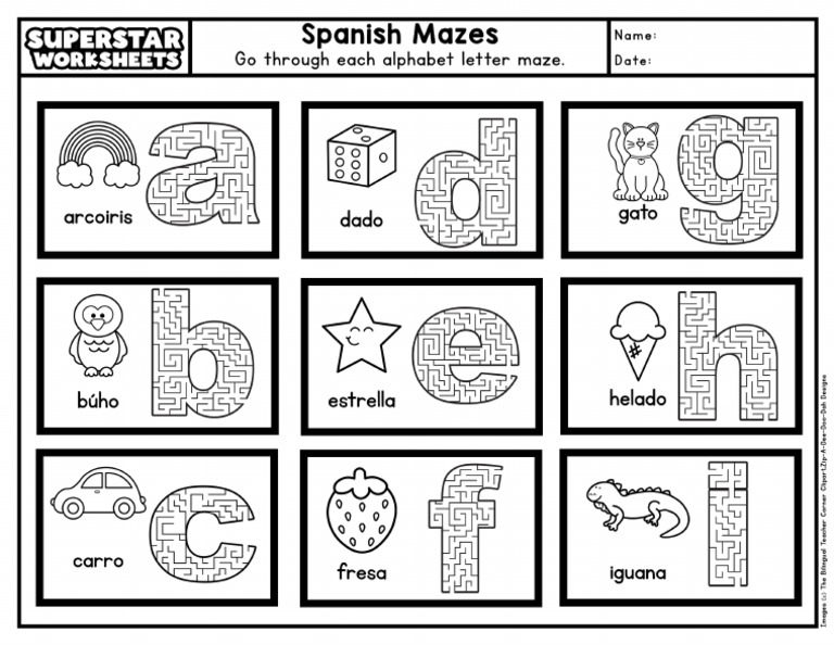 Spanish Mazes 1 | PDF